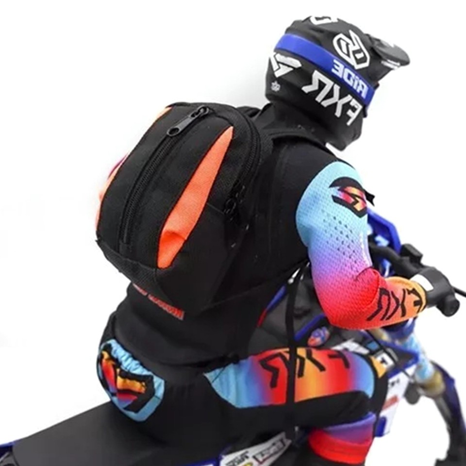 Mini RC Motorcycle Simulation Backpack For 1/4 LOSI PROMOTO-MX ...