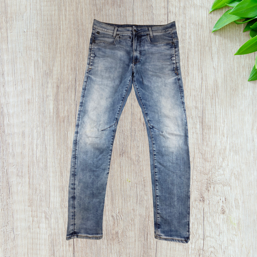 G-Star Jeans D-Staq 3D Skinny Fit Mens W34 L30 Blue Mid Rise Y2K | eBay UK