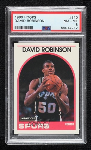 1989-90 NBA Hoops David Robinson #310 PSA 8 Rookie RC HOF | eBay