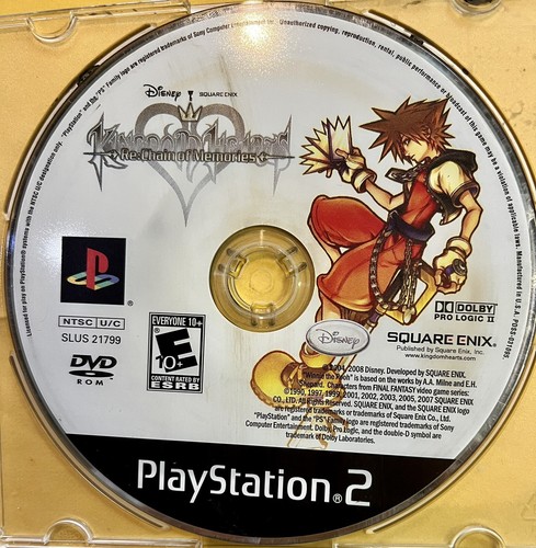 Kingdom Hearts Re Chain of Memories (Square Enix, 2008) Playstation PS3 ...