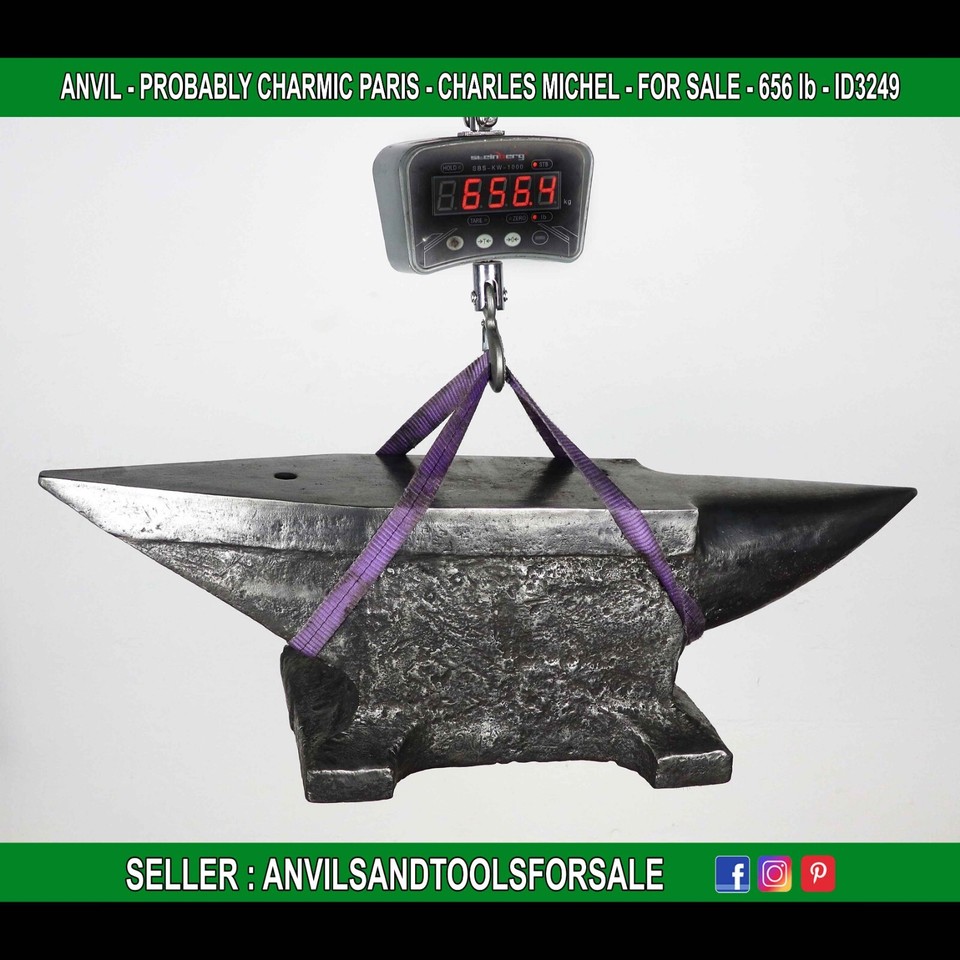 ANVIL - PROBABLY CHARMIC PARIS - CHARLES MICHEL - 656 lb - ID3249 | eBay