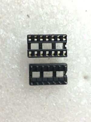 2-641609-1 TYCO CONN IC DIP SOCKET 14POS TIN 10 PIECES | eBay