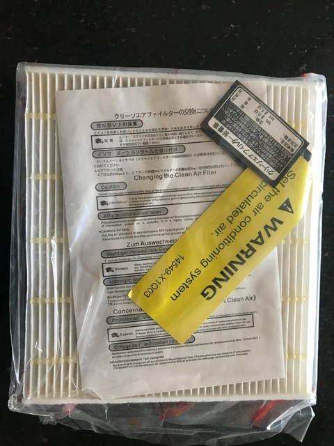 Toyota Genuine 8713930040 Element Air Refiner 87139-30040 for sale ...