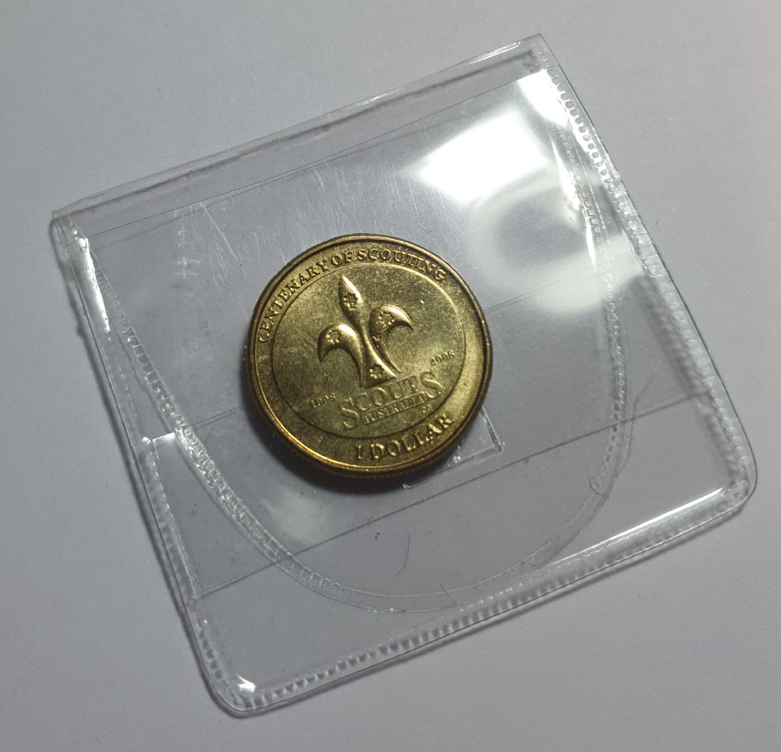 2008 AUSTRALIAN CENTENARY OF SCOUTING 1 ONE DOLLAR COIN Archived EBay 2008-australian-centenary-of-scouting-1-one-dollar-coin-archived-ebay