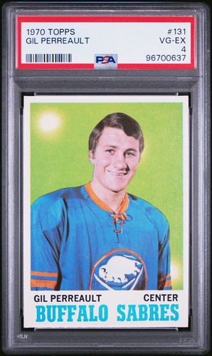 1970 Topps #131 Gil Perreault RC Rookie PSA 4 VG-EX Sabres HOF | eBay