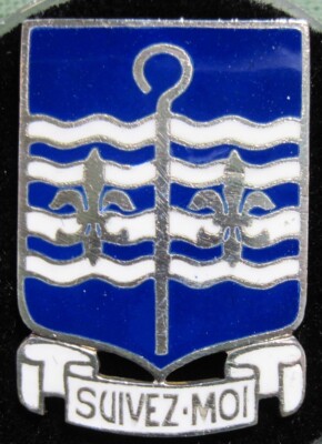 Army crest DI dui PB pinback ww2 306th INFANTRY REGIMENT inf rgt nhm ...