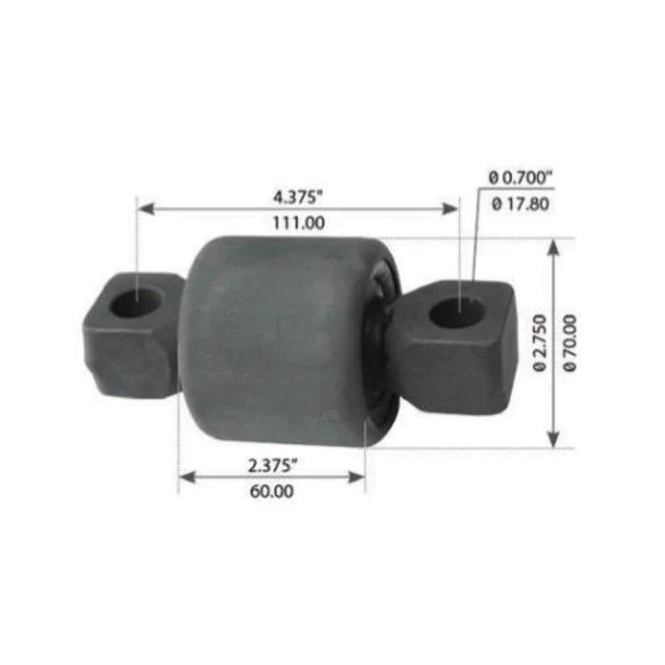 Torque Rod Bush for Kenworth Rear Suspensions - Replaces 836940, 839310 ...