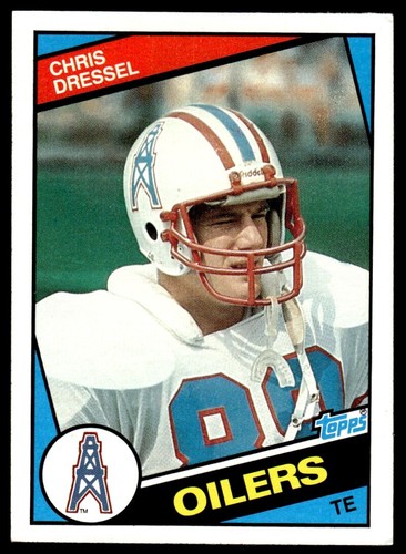 1984 TOPPS CHRIS DRESSEL RC HOUSTON OILERS #78 | eBay