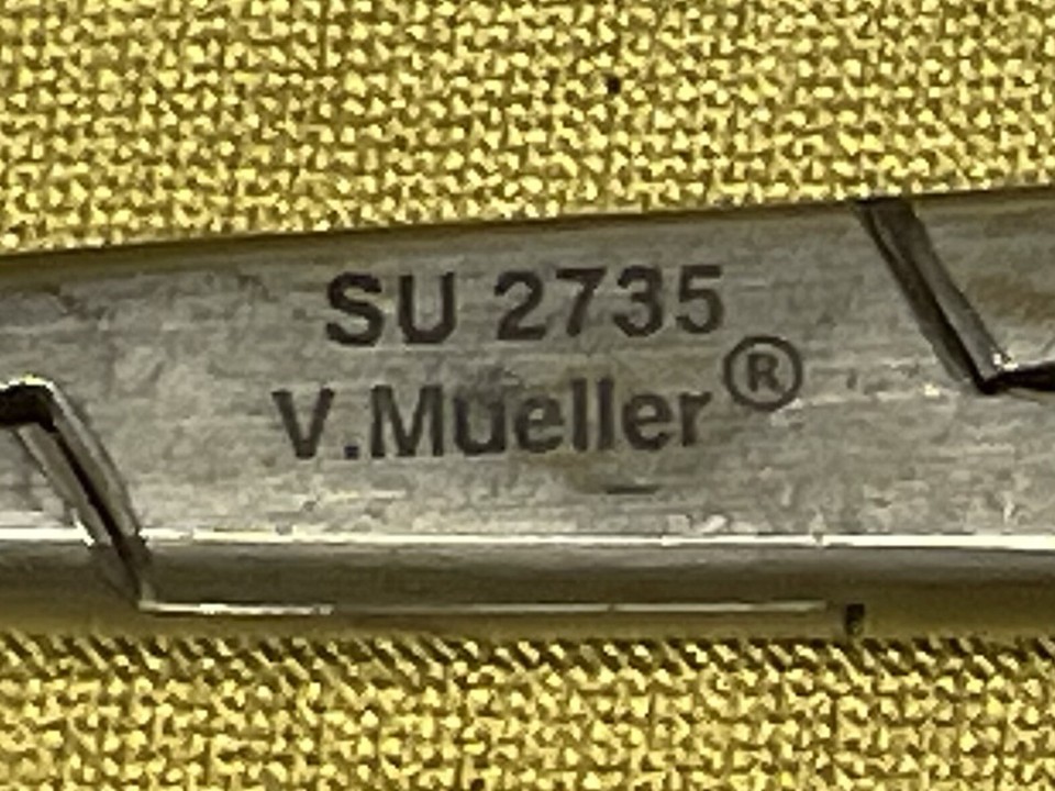 V. Mueller SU2735 CRILE Forceps, Curved, Regular Pattern, 5-1/2" Length ...