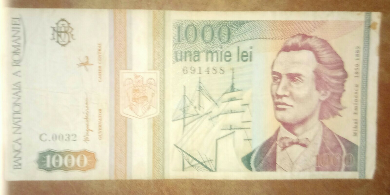 1000 Lei 1993 & 10000 Lei 2000 &500 lei 🇷🇴Romania Banknote Paper Money ...