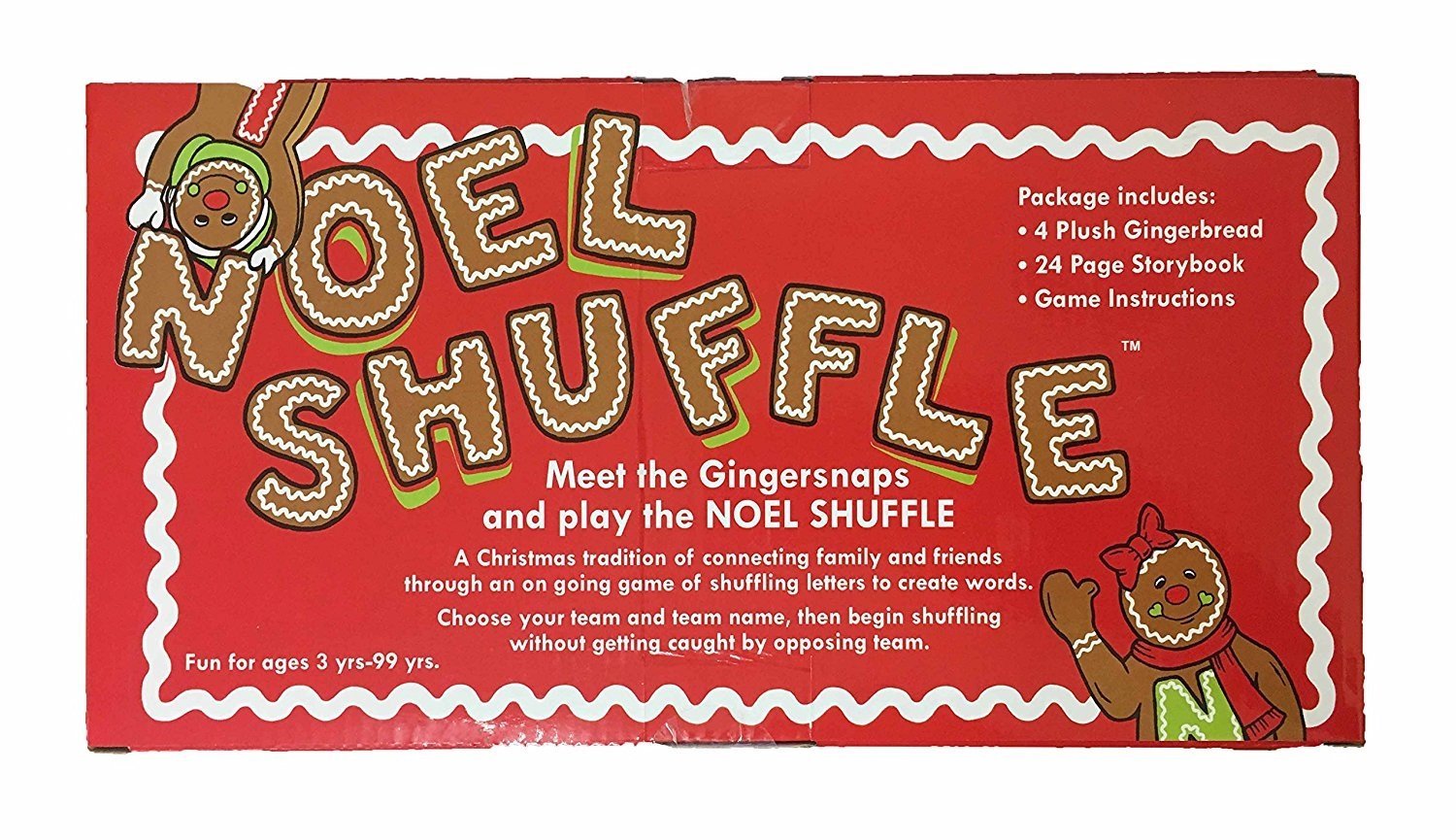 Noel Shuffle Gift Set - Christmas Family Game with (4) Plush ...