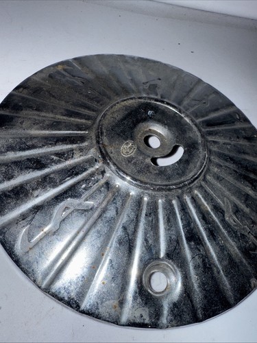 LA WIRE Wheel Rim CENTER CAPS BOLT ON 3 BAR FLUTED SPINNERS Vintage 7. ...