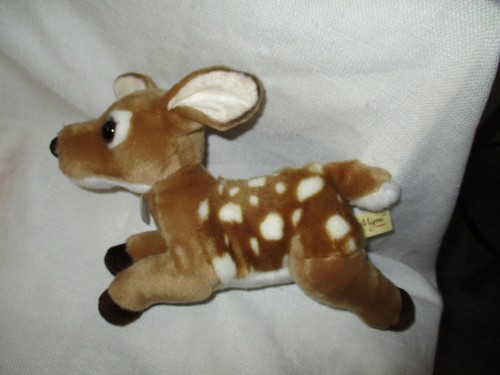 Miyoni Spotted Deer Fawn Bean Plush by Aurora 8" Animal Deer Baby ...