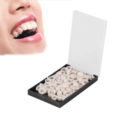 50Pcs/Box 2Types Dental Teeth Temporary Realistic Oral Care Anterior ...