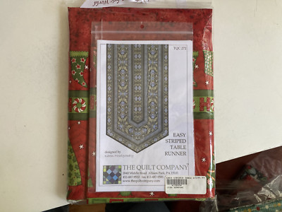Easy Striped Table Runner Quilt Kit 16" x 45" ~ Christmas | eBay