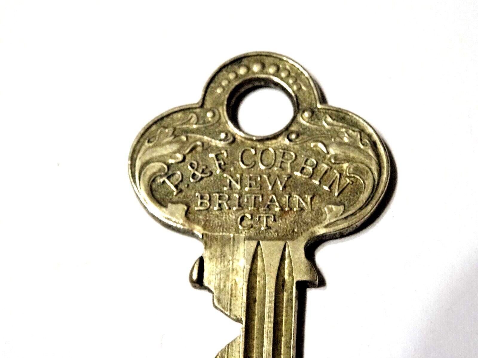 P. & F. CORBIN ~ VINTAGE CORBIN NEW BRITAIN CT ORNATE KEY | eBay