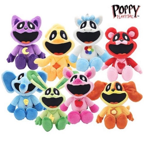 Complete Poppy Playtime Plush Set of 8 Smiling Critters | eBay