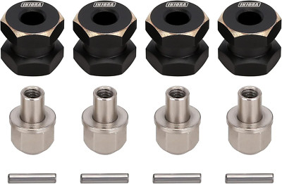 RC Hex Hub 12Mm Brass Wheels Hex Hub Extension Black Hex Drive Adapter ...