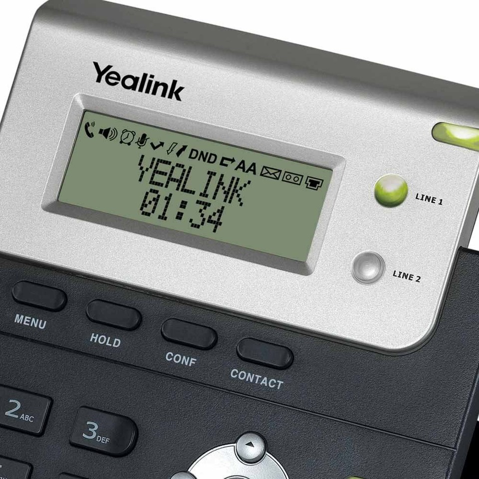 Yealink Enterprise IP Phone SIP-T20 HD Office Work 2 Lines Conference ...