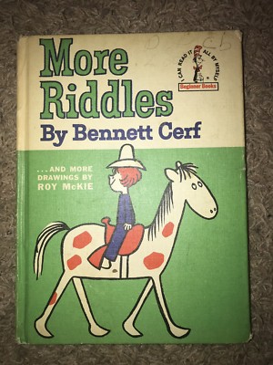 More Riddles Bennett Cerf Dr. Seuss Book 1961 Hardcover Vintage | eBay
