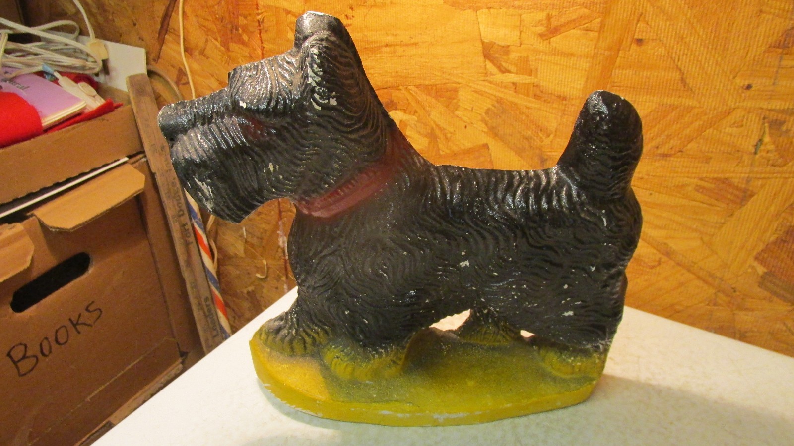 Old Carnival Chalkware Scottish Terrier Dog | eBay
