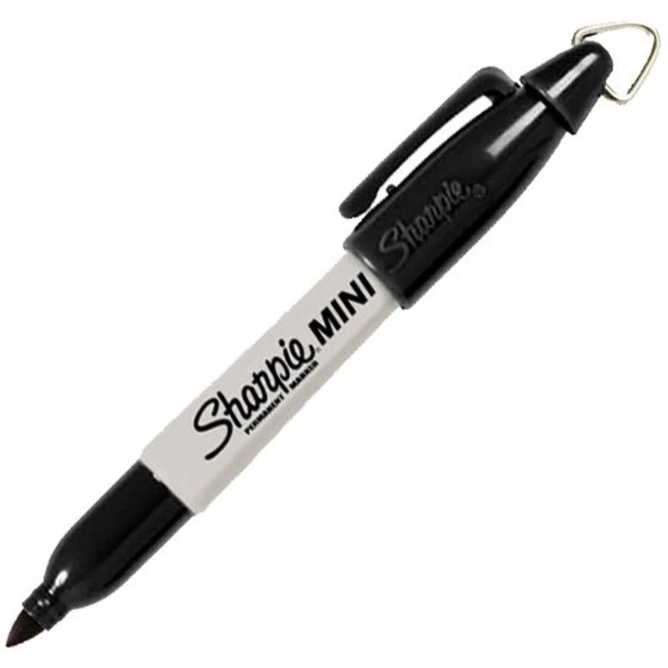 Sharpie Mini Permanent Markers with Golf Keychain Clips Fine Point ...