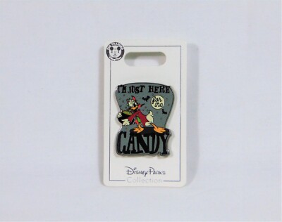 Disney Happy Halloween Vampire Donald Im Just Here For The Candy Pin ...
