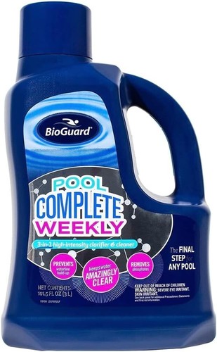 BioGuard Pool Complete Weekly 3L, 3-in-1 High-Intensity Clarifier ...