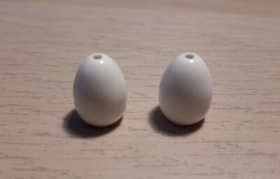 LEGO 2X 24946 - Accessoire Minifig Oeuf Dinosaure - Egg Pâques - Blanc ...