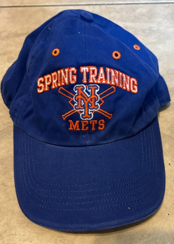 New York Mets Spring Training Blue w/ Orange Sewn Hat Cap Strapback '47 ...