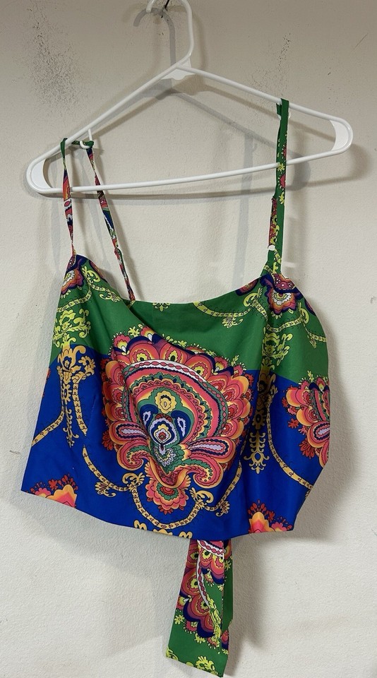 Fashion Nova Paisley Pant Set, Band Tie Top, “Bae Pass My Way”, Size 3X ...