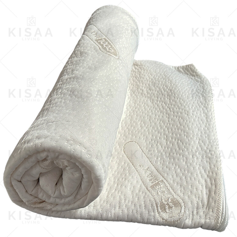 CoolMax Mattress Topper Cover - Breathable Cooling Fabric - ONLY COVER ...