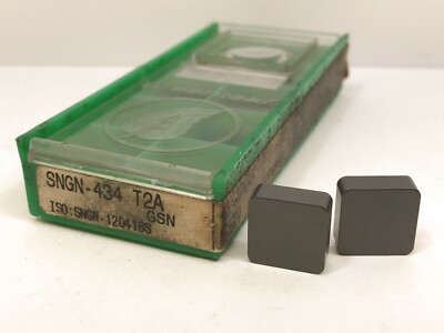GREENLEAF SNGN-434 T2A New Carbide Inserts Grade GSN 6pcs | eBay