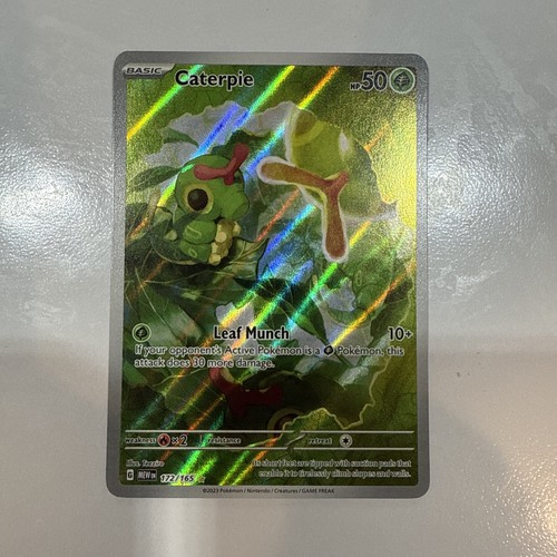 Caterpie 172/165 Illustration Rare IR Sv: Scarlet & Violet 151 | eBay