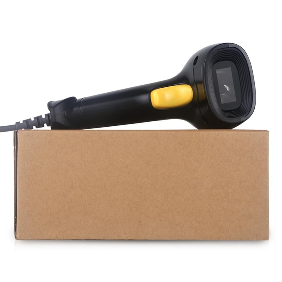 Handheld USB Barcode Scanner Wired 1D Bar Code Reader for Supermarket ...