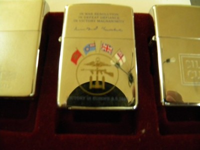 Victory in Europe 1945 - Boxed Zippo - Unused - Shows War Dates on ...