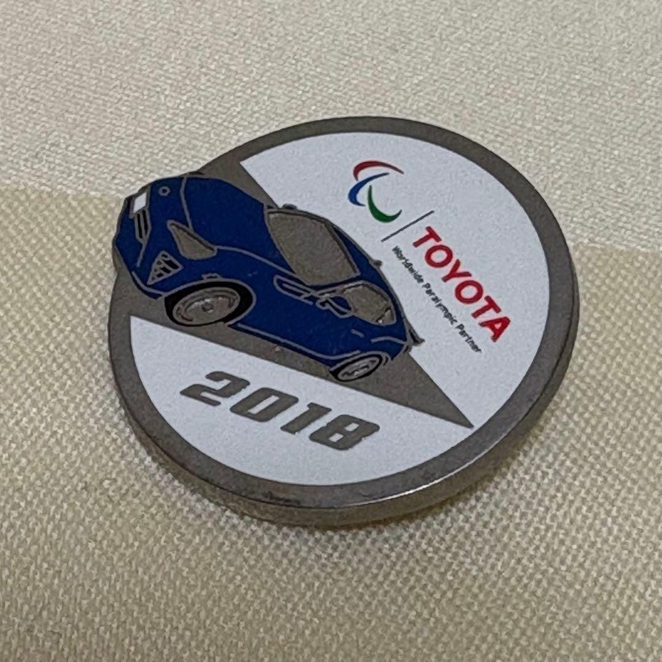 TOYOTA 2018 Paralympic Pin Badge | eBay