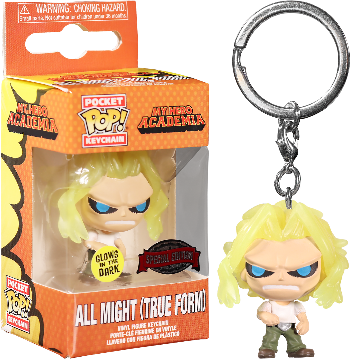 Funko Pop! Keychain: My Hero Academia - Todoroki (Glows in the Dark ...