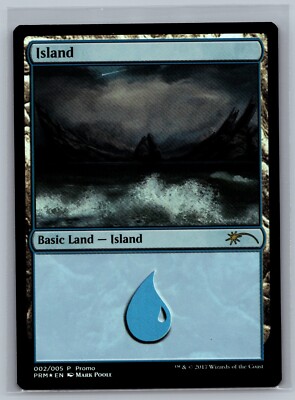 Magic The Gathering Promos Island #002/005 Promo Foil Land MTG TCG CCG ...