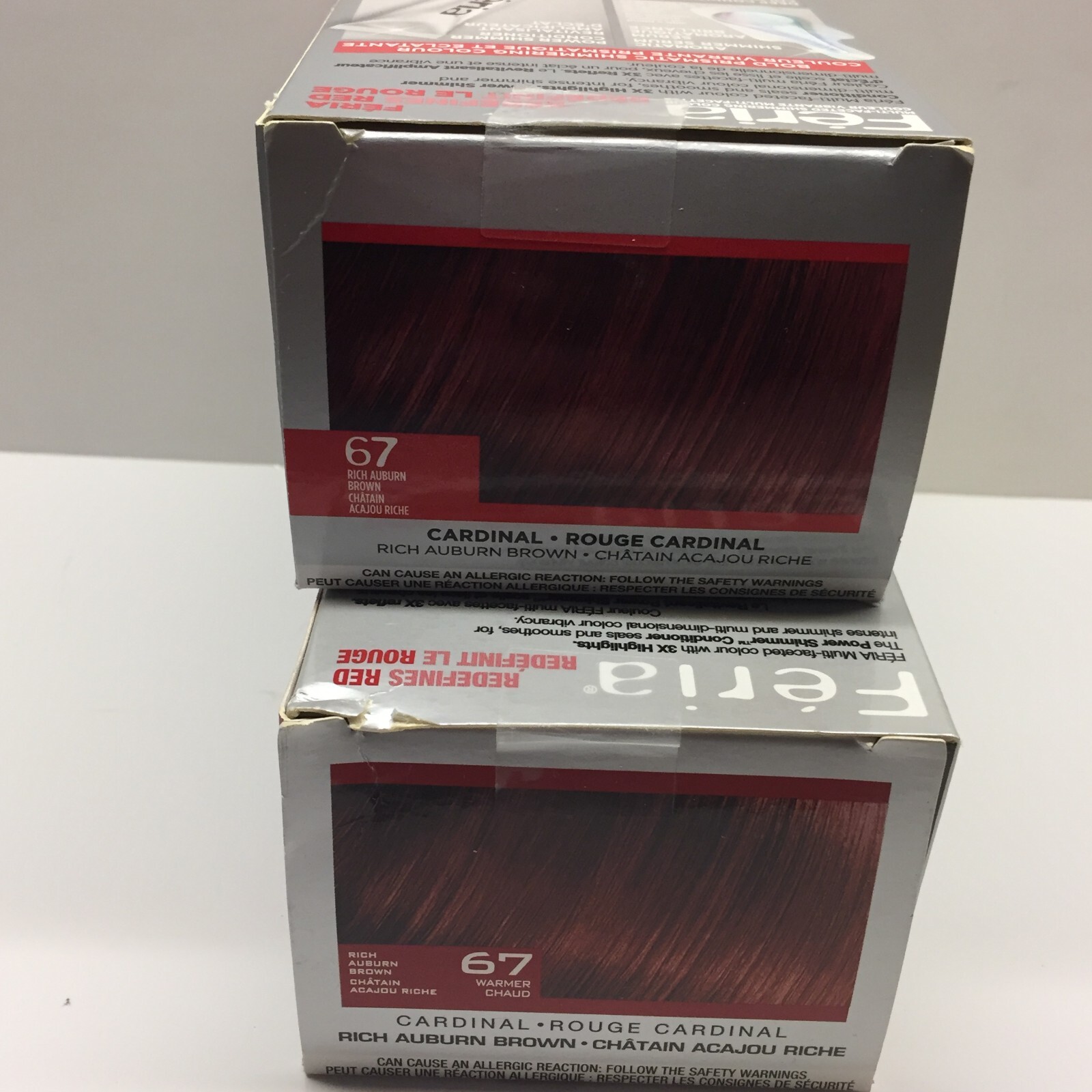 2 X Loreal FERIA 67 Rich Auburn Brown -Cardinal hair Color | eBay