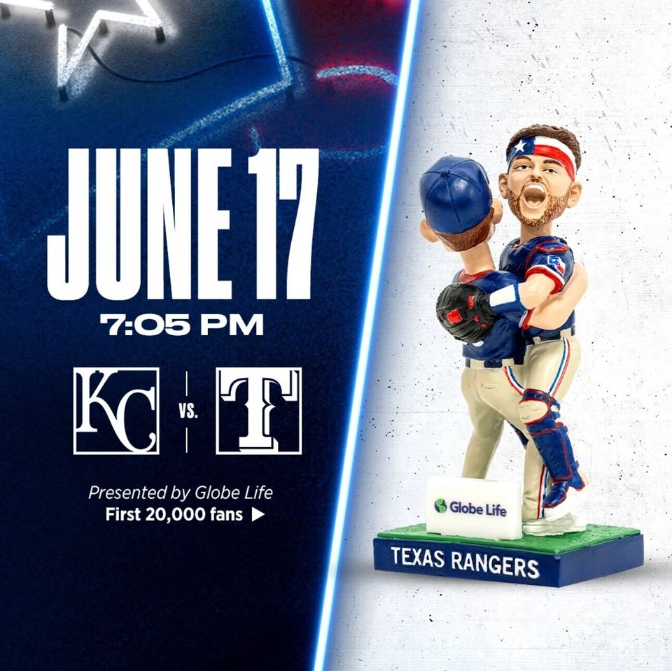 2023 WORLD SERIES FINAL OUT TEXAS RANGERS BOBBLEHEAD 6-17-25 SGA New in ...