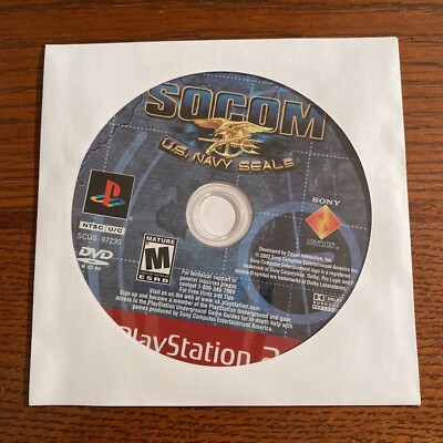 SOCOM: U.S. Navy SEALs Greatest Hits (PS2, 2003) Disc Only, Tested ...