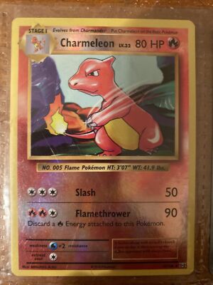Charmeleon 10/108 Reverse Holo Foil - Pokemon TCG XY Evolutions *Free ...