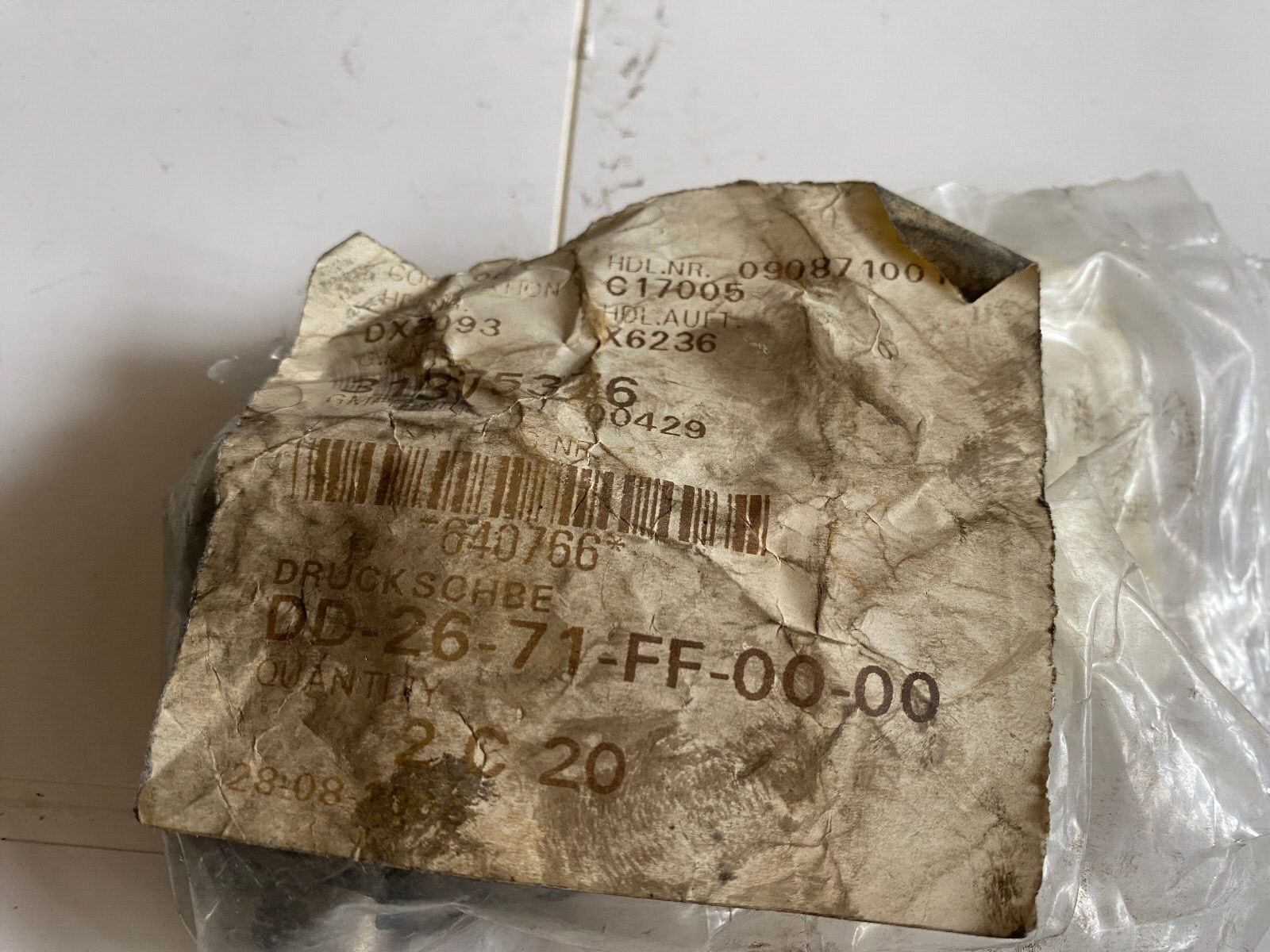 Original Opel Druckstück Einlass Auslass ventil 90076745 GM 640766 ...