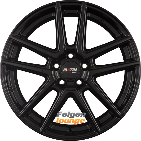 4x Felgen PLATIN P 73 7 5x18 ET40 5x110 Diamant Schwarz 18Zoll online ...