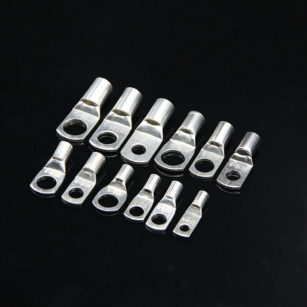 170x Copper Battery Cable End Eyelet Ring Lug Terminal Wire Connector ...