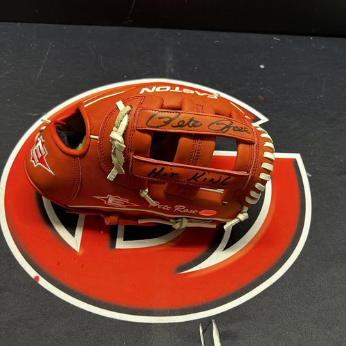 Pete Rose Autographed Cincinnati Reds Hit King Glove Signed COA | eBay