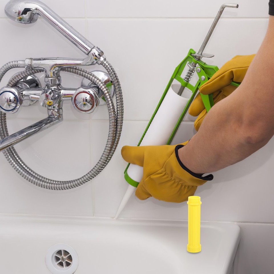 20 Pcs Glass Glue Nozzle Extension Rod Caulk Applicator Tube Caulking ...