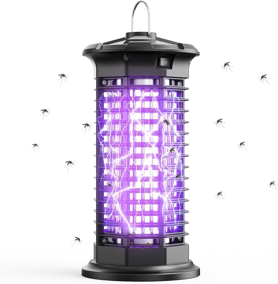 Electric Mosquito Insect Killer Zapper LED Light Fly Bug Trap Pest ...