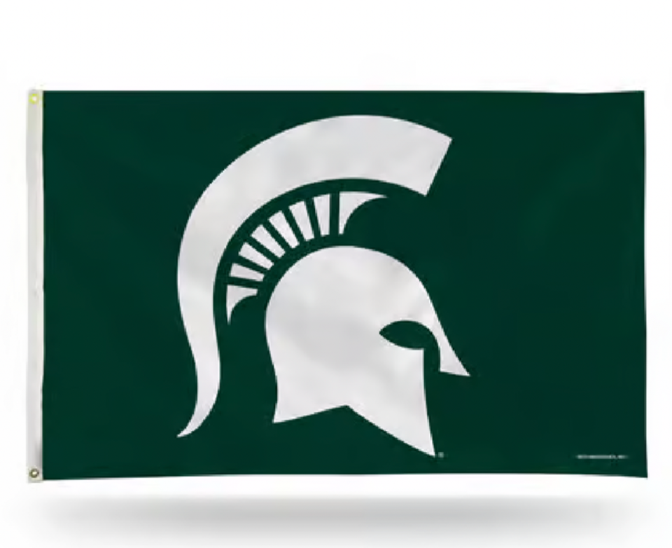 Michigan State Spartans 3ft X5ft Flag MSU NCAA Rico Banner 100% Sports ...